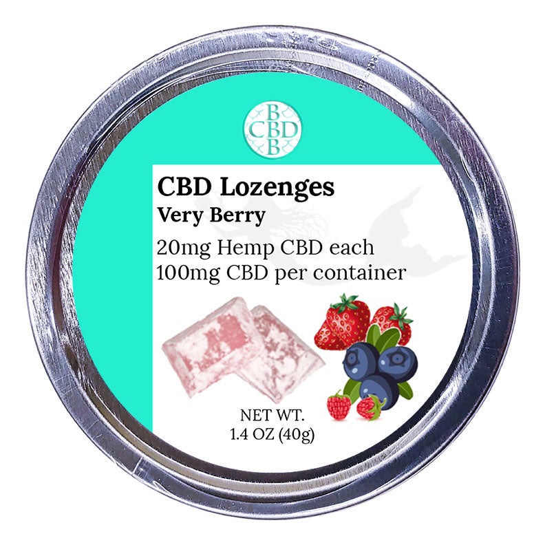 THC-FREE 20mg CBD Lozenges | Bath By Bex CBD